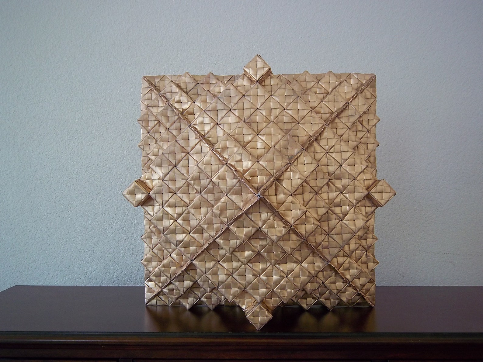 Cubic Intersection Origami Paper Sculpture Architecture Engineering ...