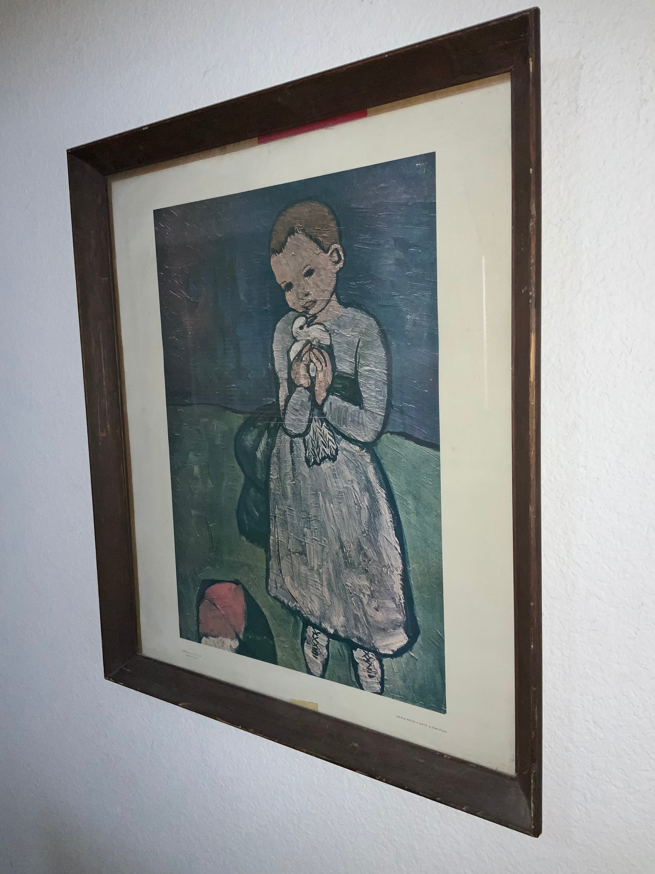 Pablo Picasso Child With Dove Large Framed Print of Oil Painting Belle ...