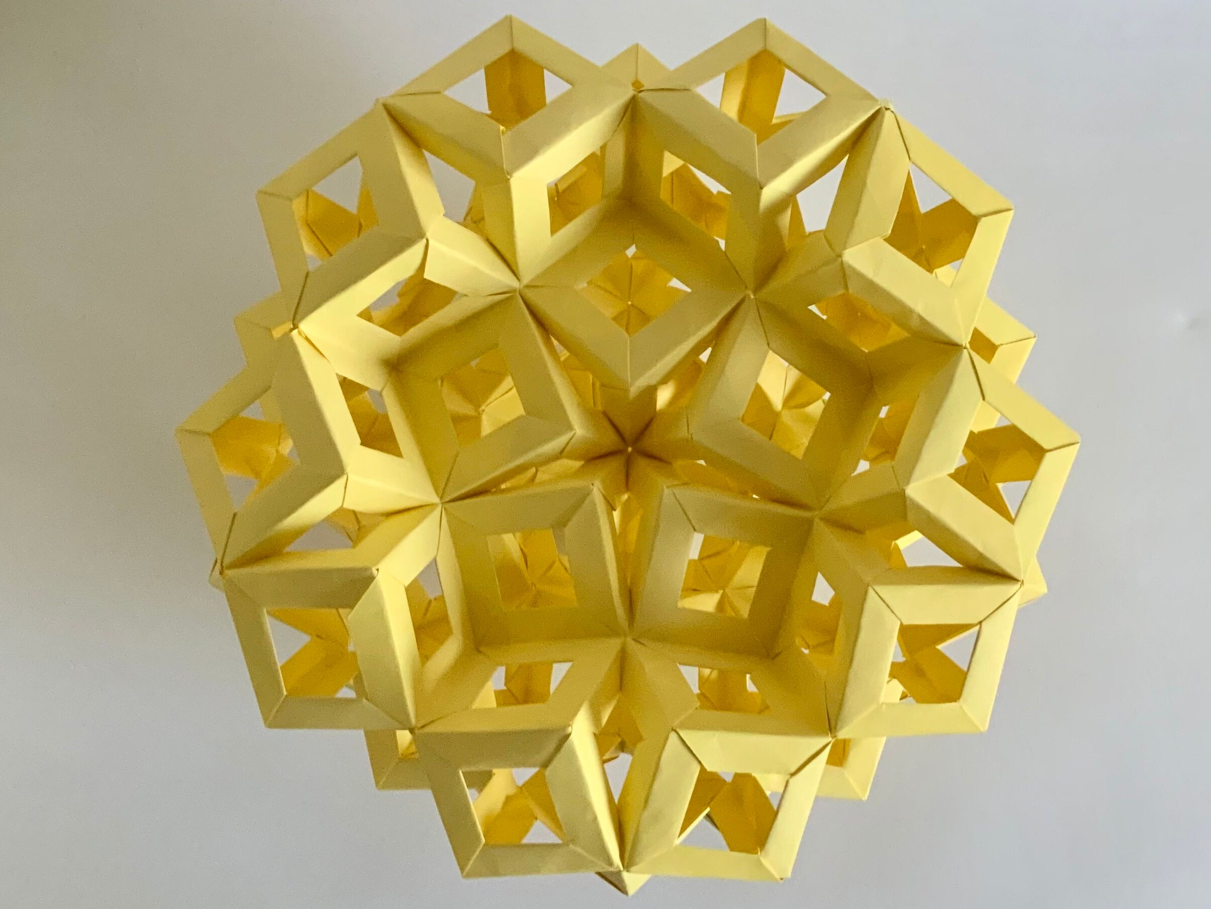 Origami Inversion Paper Sculpture Geometric Star Cubic Sphere 3 ...
