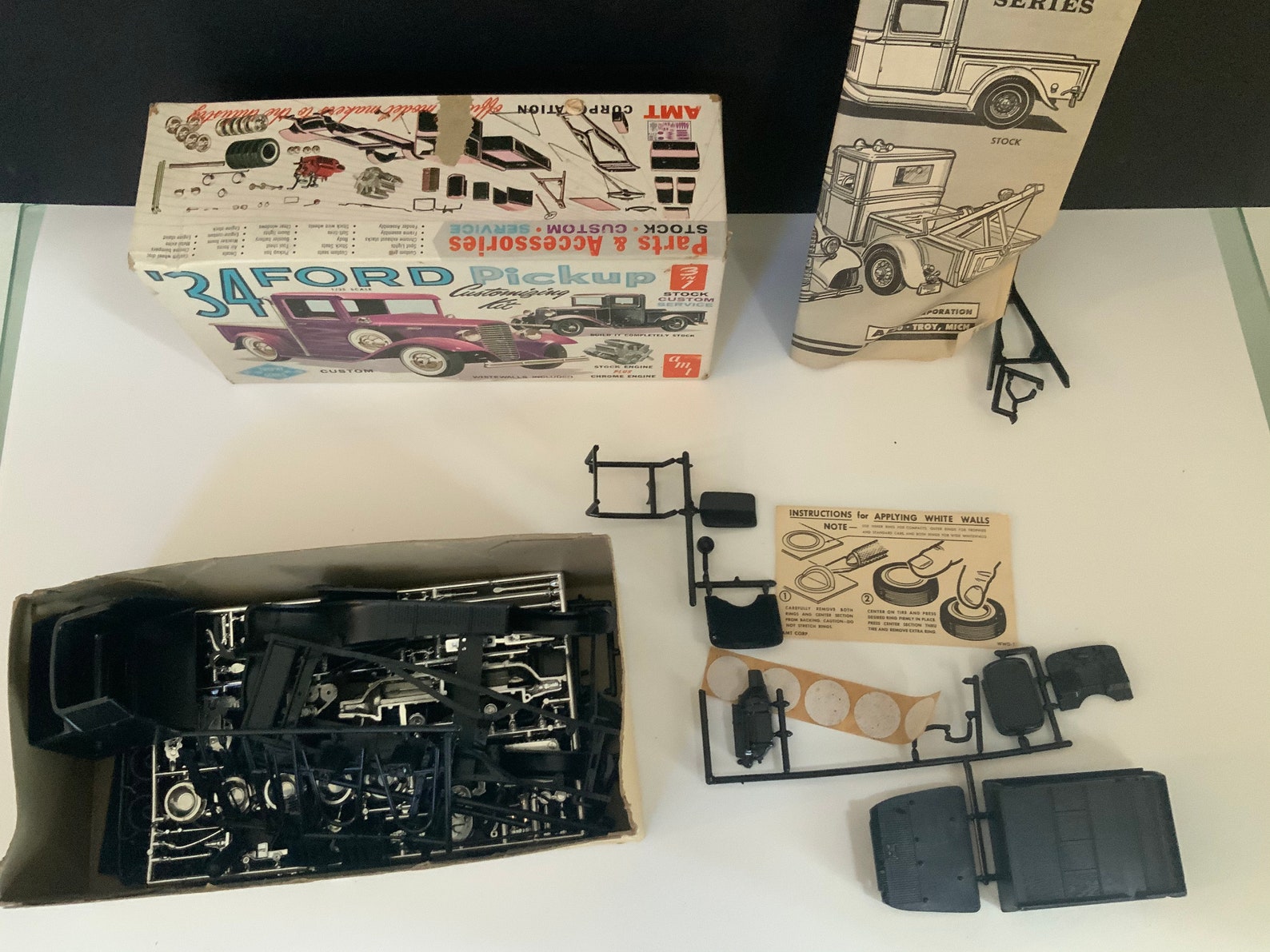 34 Ford 3 in 1 Customizing Model Kit AMT Trophy Series Unmade Complete ...