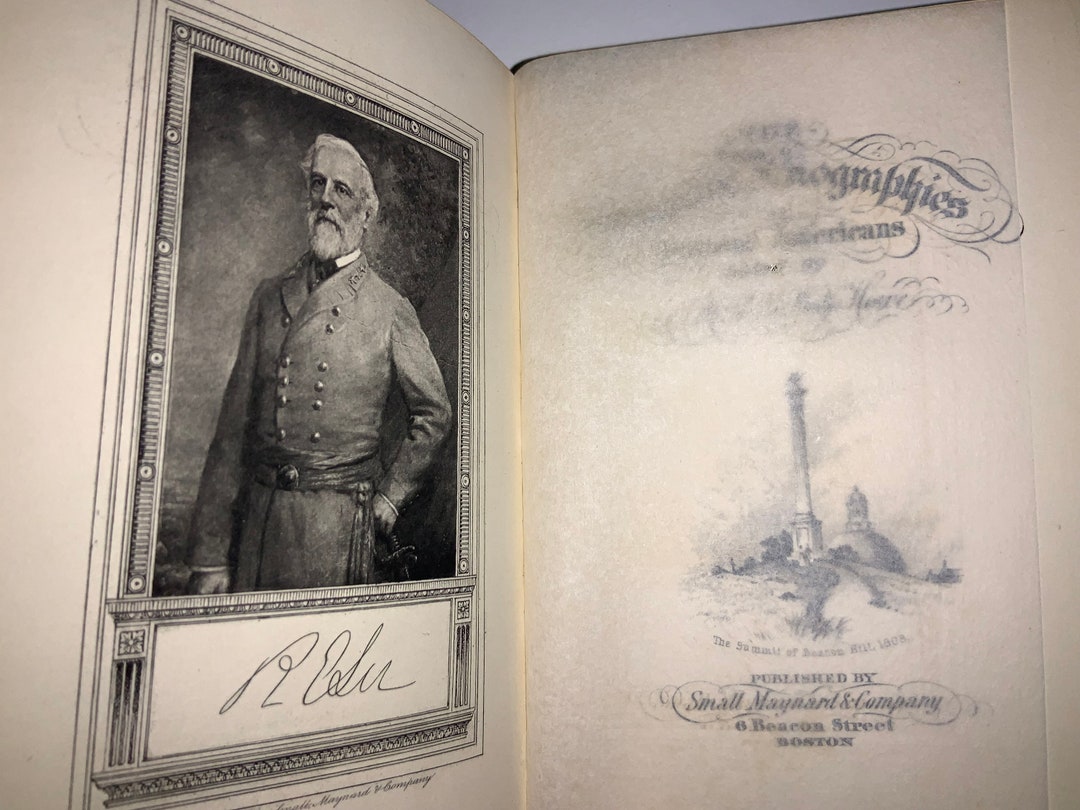 1st Edition Robert E Lee Biography by William P Trent De Wolfe Howe ...