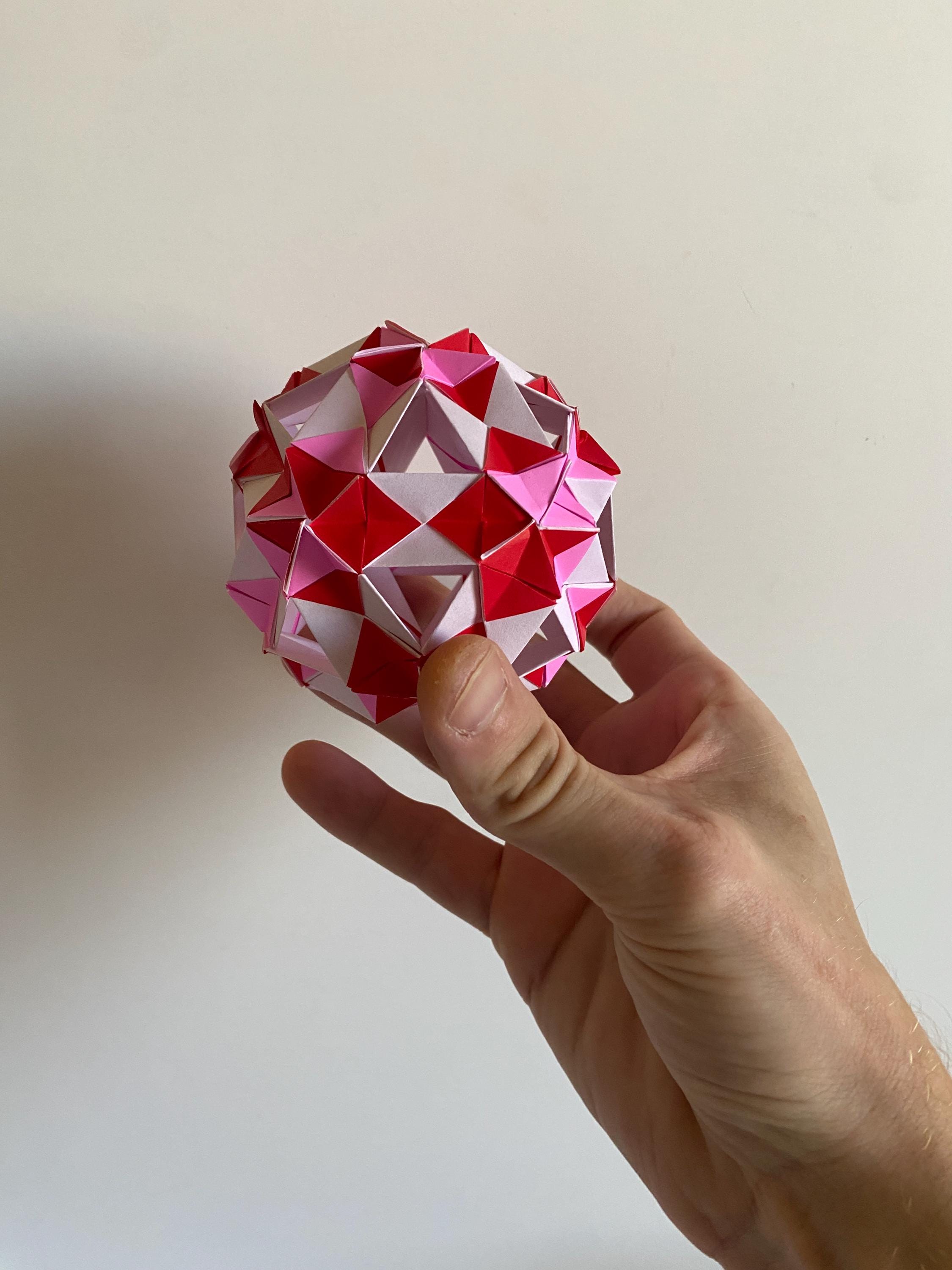 Icosahedron Variations Origami Art Sculpture Sphere Polyhedron for ...