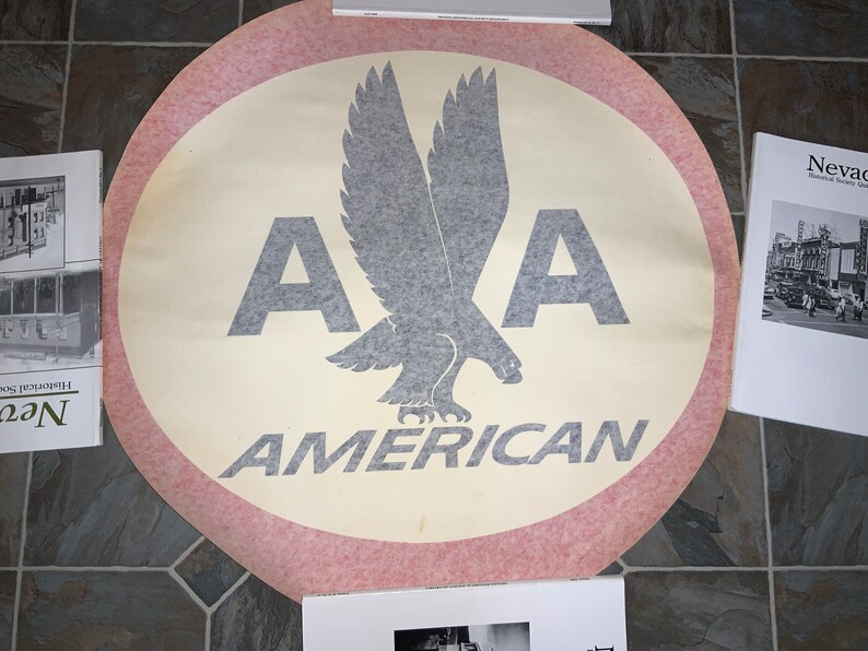 1960s American Airlines Corporate Decal Logo Emblem Transportation ...