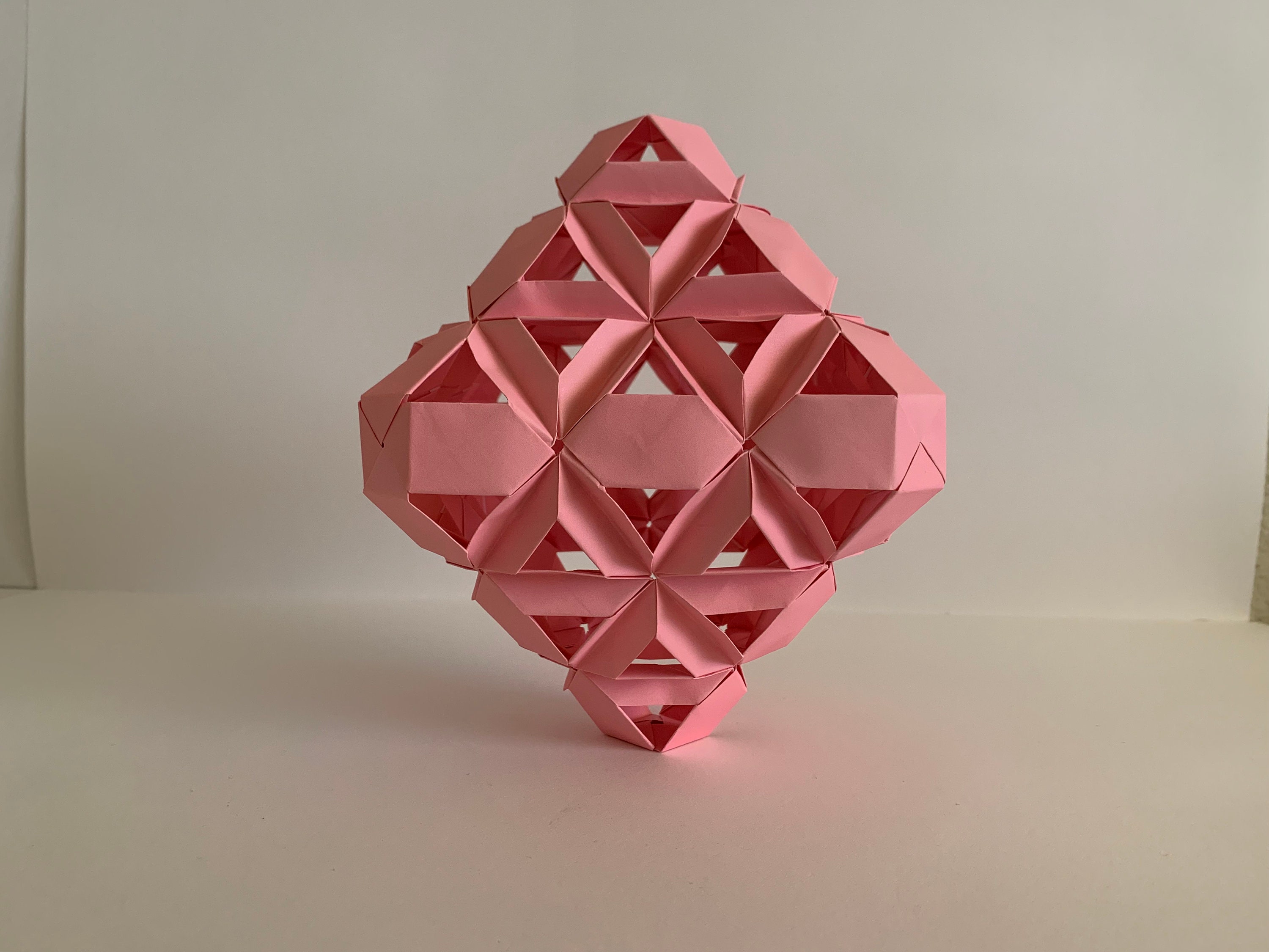 Origami Sphere Decorative Ball Geometric Statue Home Decor Ornament ...