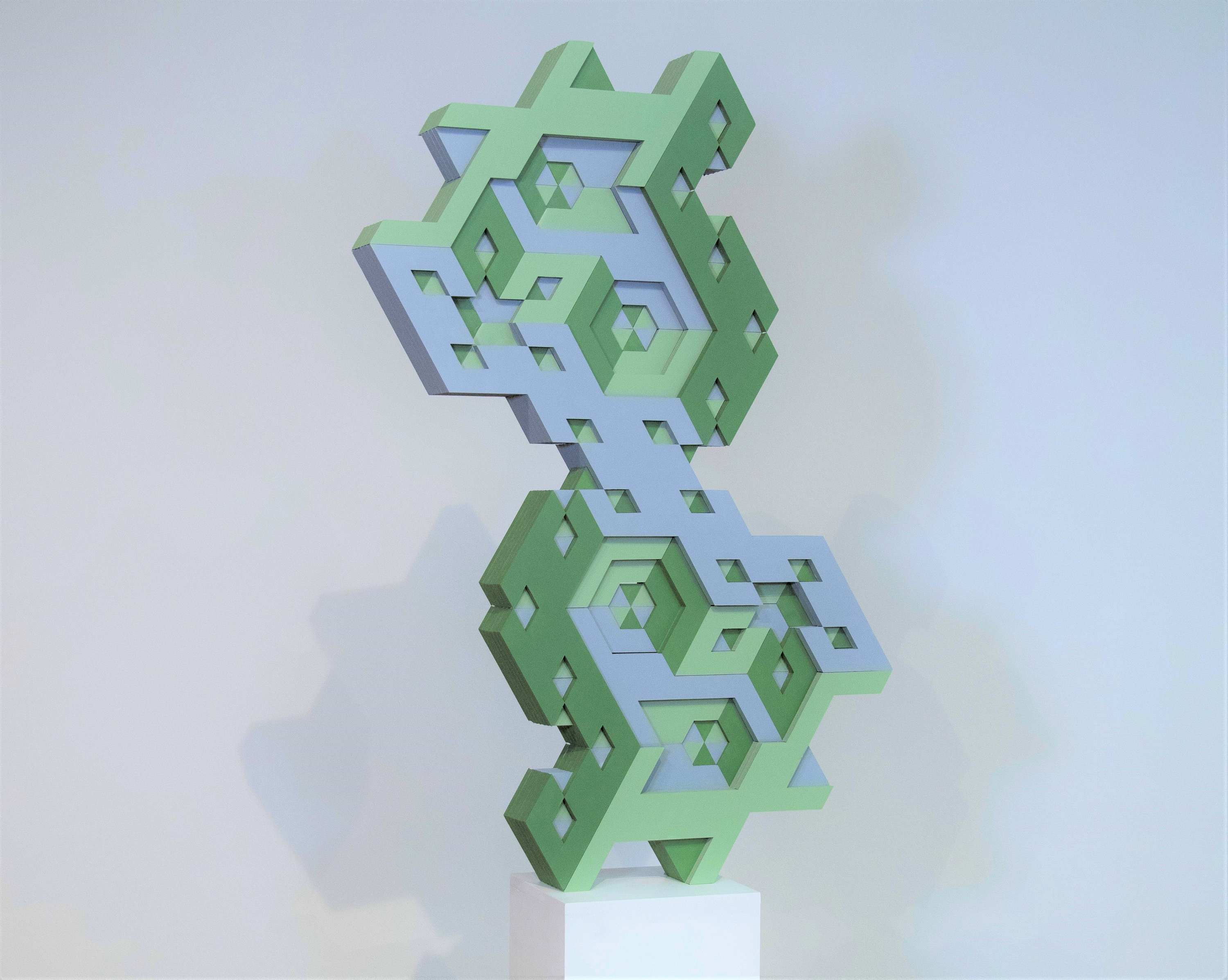 Origami Reimagined CNC Foam Core Geometric Relief Pop Art Sculpture ...