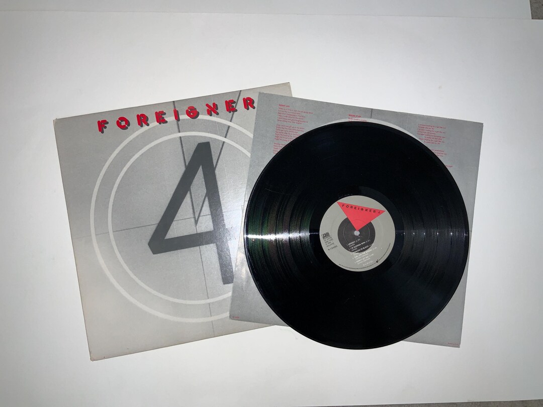 Foreigner 4 Vintage ROCK Vinyl Records Album Lp 12” Great Overall ...
