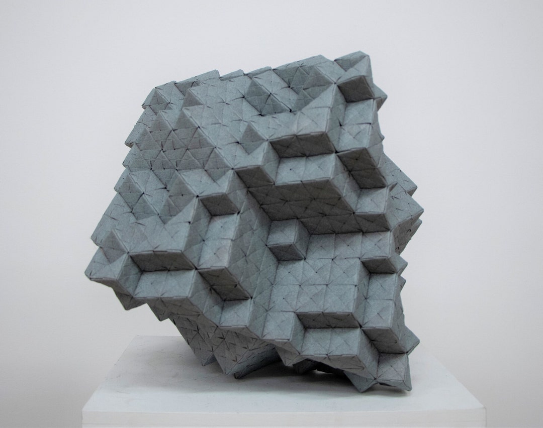 Stone Origami Polyhedron Pyramid Paper Octahedral Inversion Variation ...