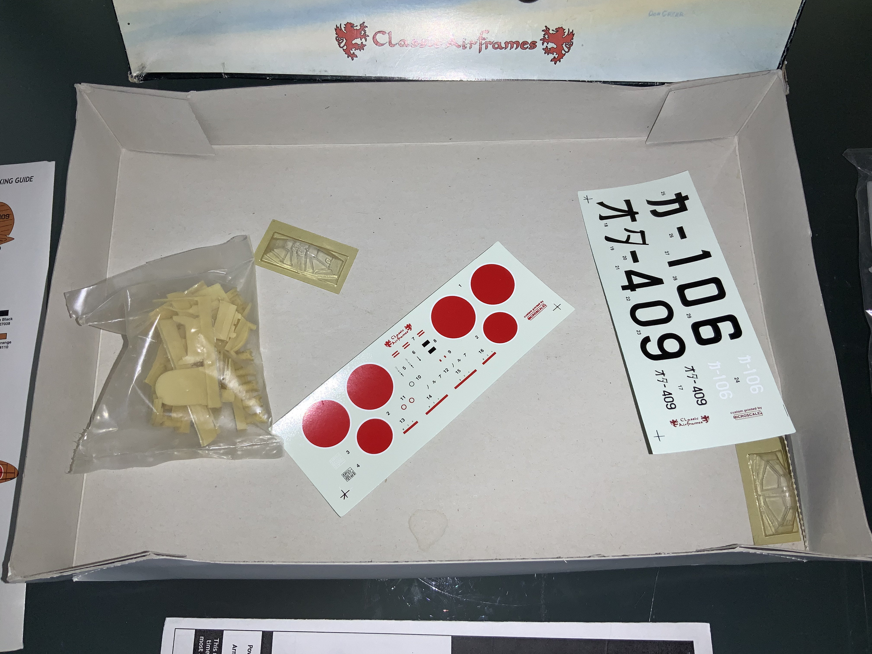 Classic Airframes 1/48 Mitsubishi A5M4K Claude Vintage Building ...