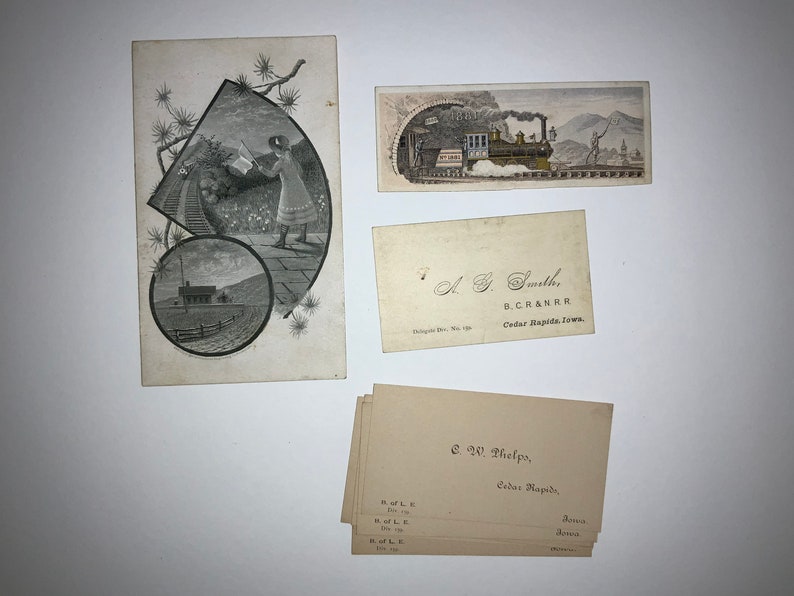 1870s 1880s Train Locomotive RR Railroad Pass Ephemera Huge Lot of ...