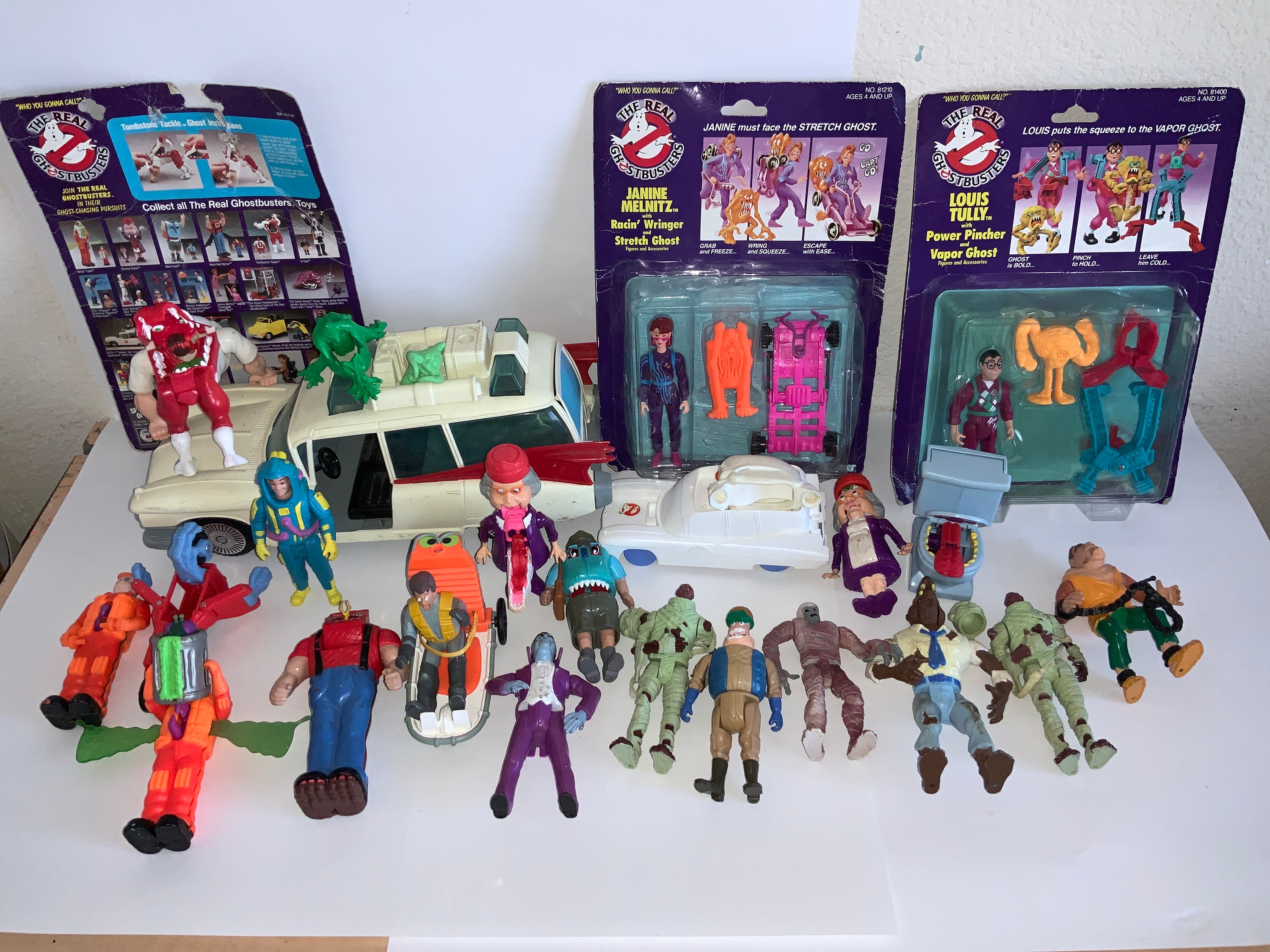 NIB the Real Ghostbusters 1984 1986 Kenner Action Figure Ghostbuster ...