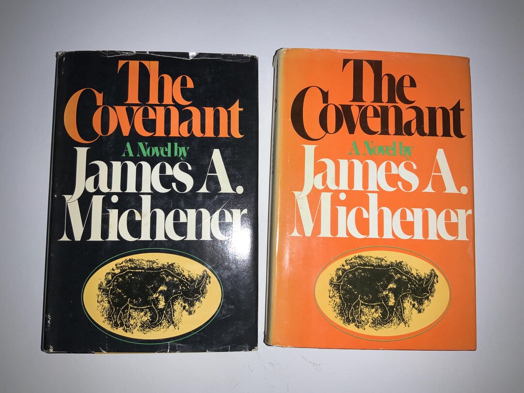 The Covenant by James Michener Volume 1 & 2 Vintage Novels 1980 HC ...