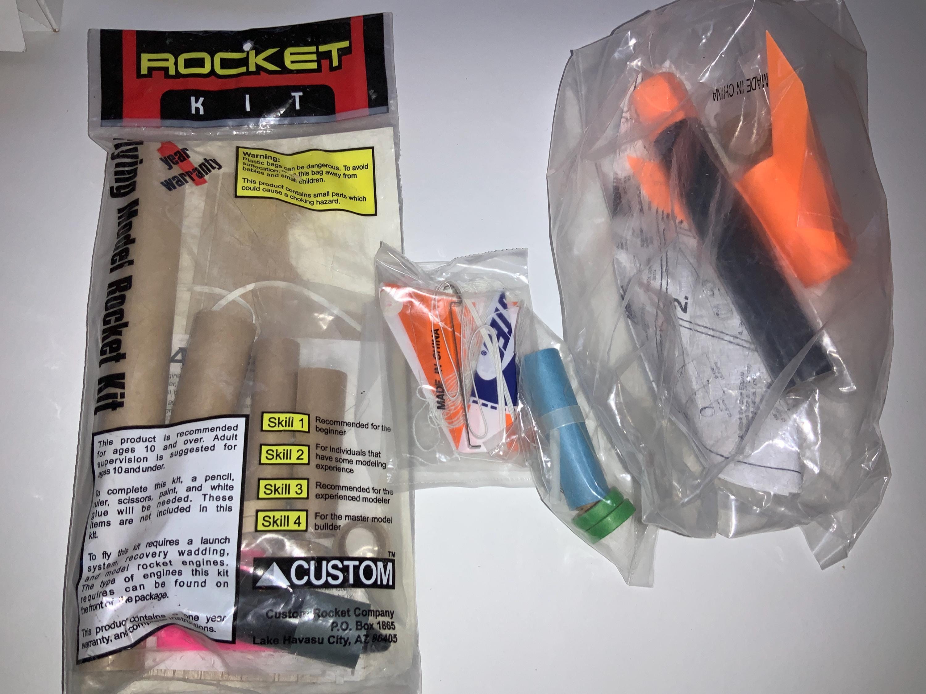 Iron Pulsar Aztec Sam X Vintage Model Rocket Space Construction Kids ...
