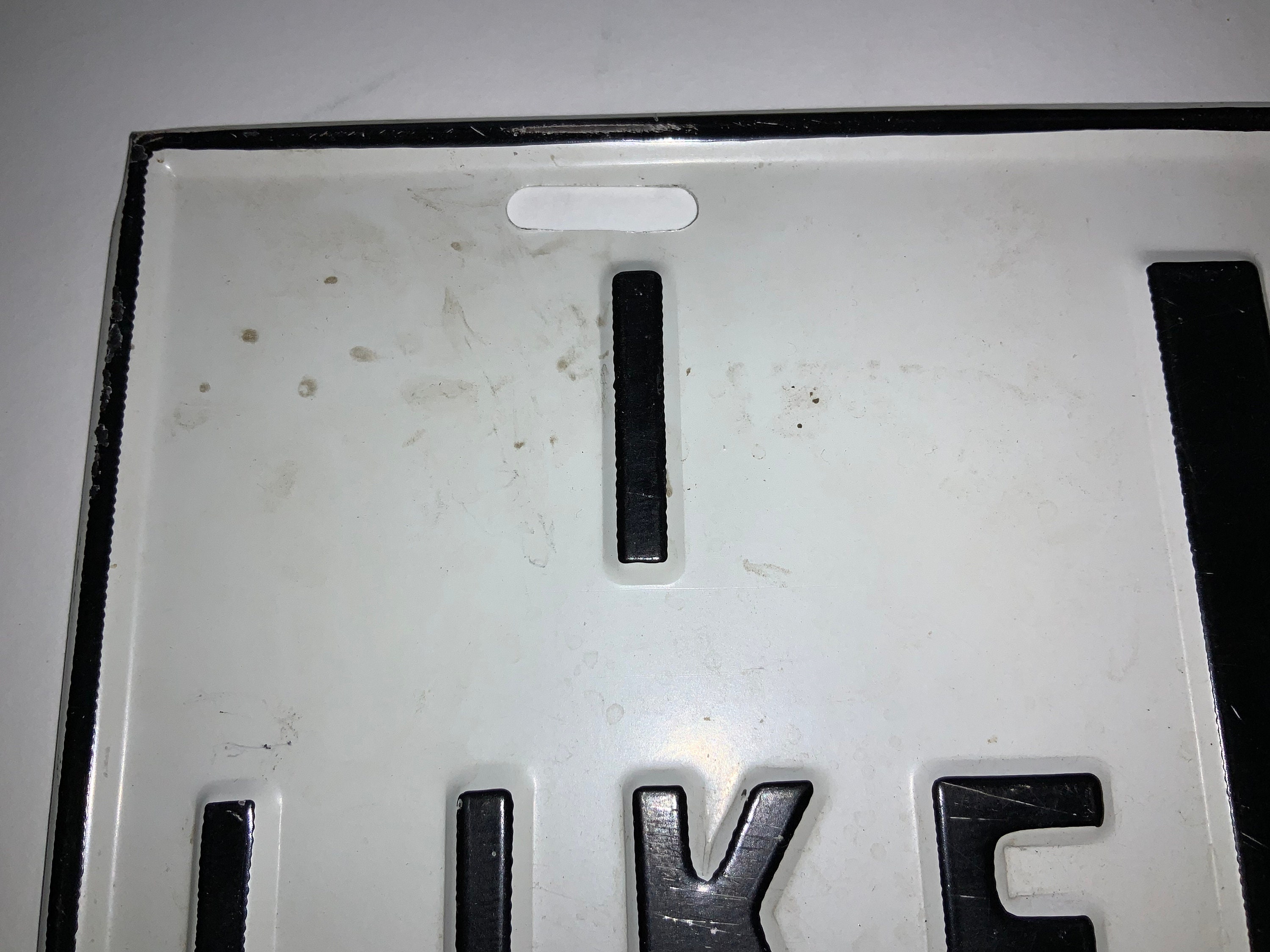 1950s Presidential Memorabilia I Like Ike Metal Sign License Plate ...