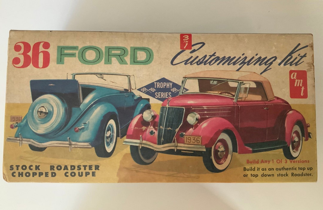 AMT Vintage Model Kit 36 Ford 3 in 1 Customizing Kit - Etsy