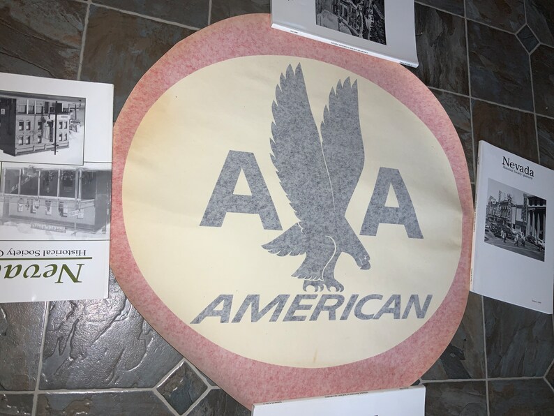 1960s American Airlines Corporate Decal Logo Emblem Transportation ...