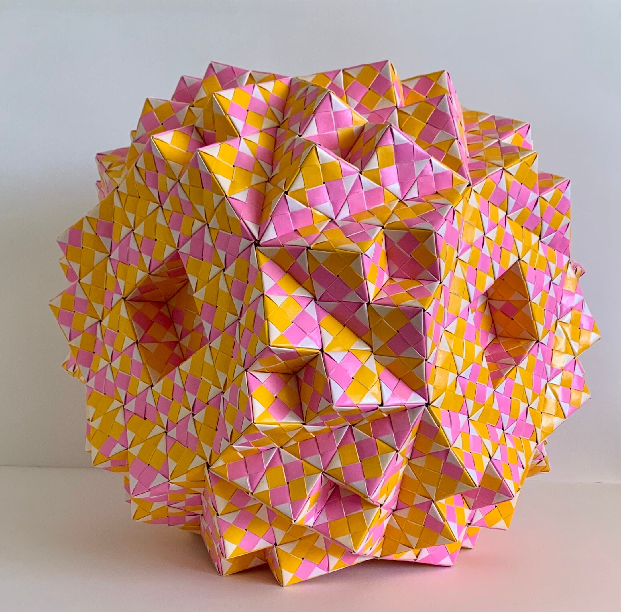 12,000 Fold Origami Snub Cube Sphere Geometric Polyhedron NO ADHESIVE ...