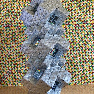 ORIGAMI STRING PAPER Art Sculpture Geometric Structures Self Taught ...