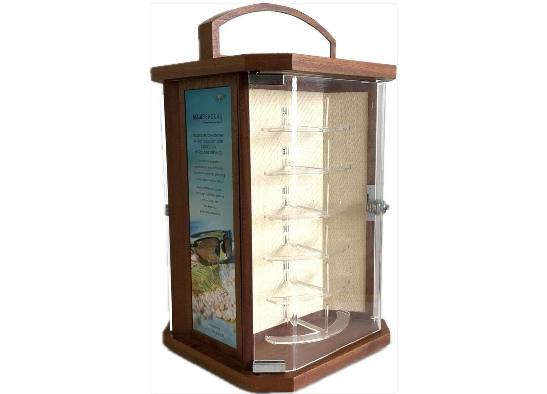 Maui Jim Store Display Case Sunglass Case Lock Cabinet Rotating ...