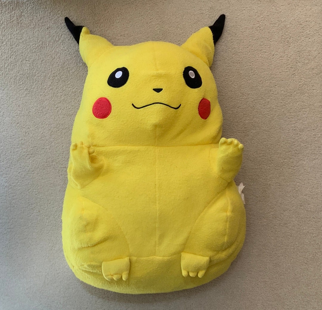 Deluxe 28" 1998 Giant Fat Pikachu Pillow Plush Stuffed Animal Kids Toy ...