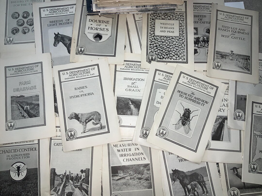 75+ GIANT LOT USDA Agricultural Farming Agronomy Usda Bulletins ...