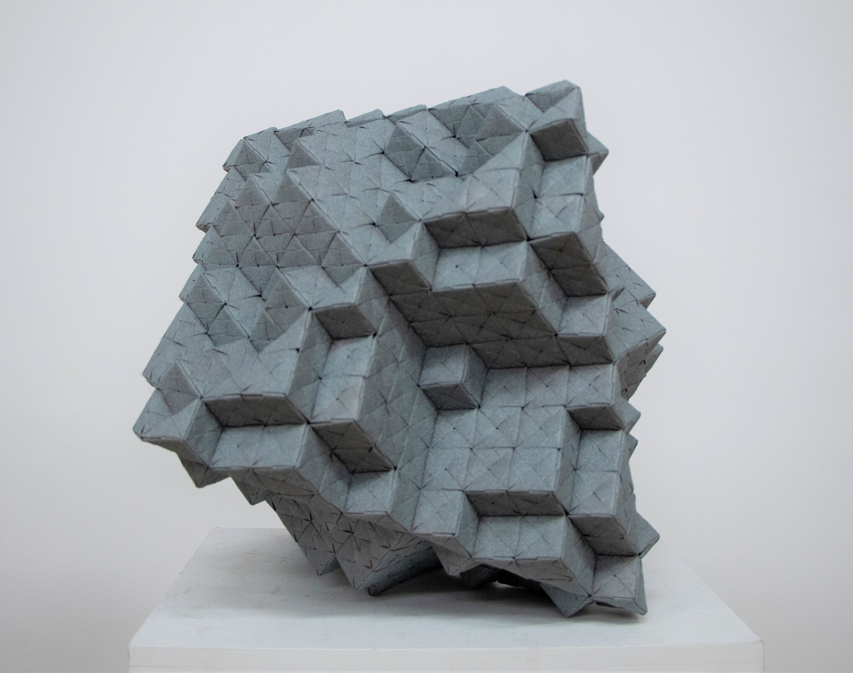 Origami Stone Pyramid Paper Art Sculpture 2000 Sheets - Etsy