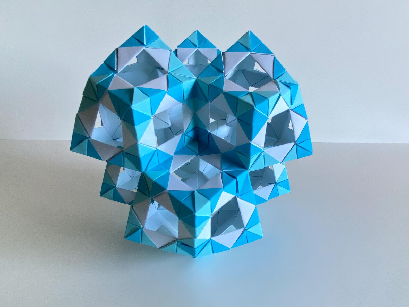 Icosahedron Variations Origami Art Sculpture Sphere Polyhedron for ...