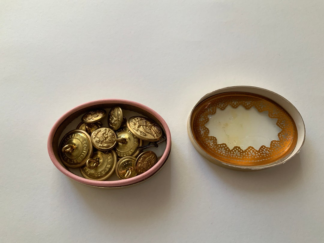 Vintage New WWII Era Military Uniform Buttons Button Set Large 1 ...