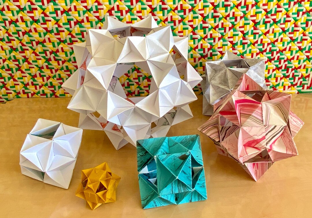 ORIGAMI Mid Century Modern Geometric Origami Organic Design ...