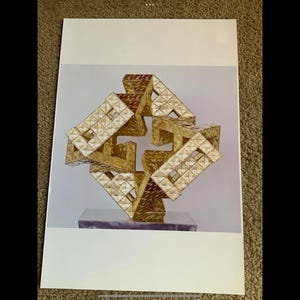 Origami Velvet Fine Art Print Origami Masterworks Interwoven Textile ...