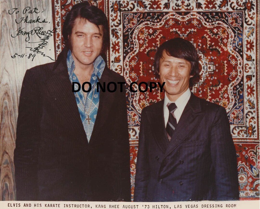 Pdf Elvis 1973 Las Vegas Hilton Photograph Kang Rhee Friend Karate ...