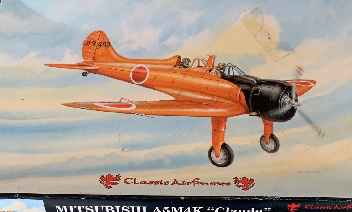 Classic Airframes 1/48 Mitsubishi A5M4K Claude Vintage Building ...