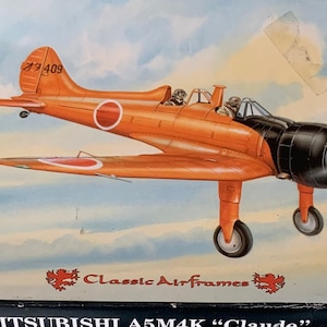 Classic Airframes 1/48 Mitsubishi A5M4K Claude Vintage Building ...