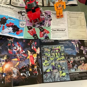 1980s Transformers Toy Lot Hasbro Vintage Robot Toys Cars Airplane Jet ...