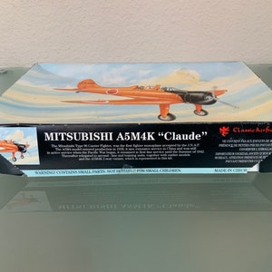 Classic Airframes 1/48 Mitsubishi A5M4K Claude Vintage Building ...