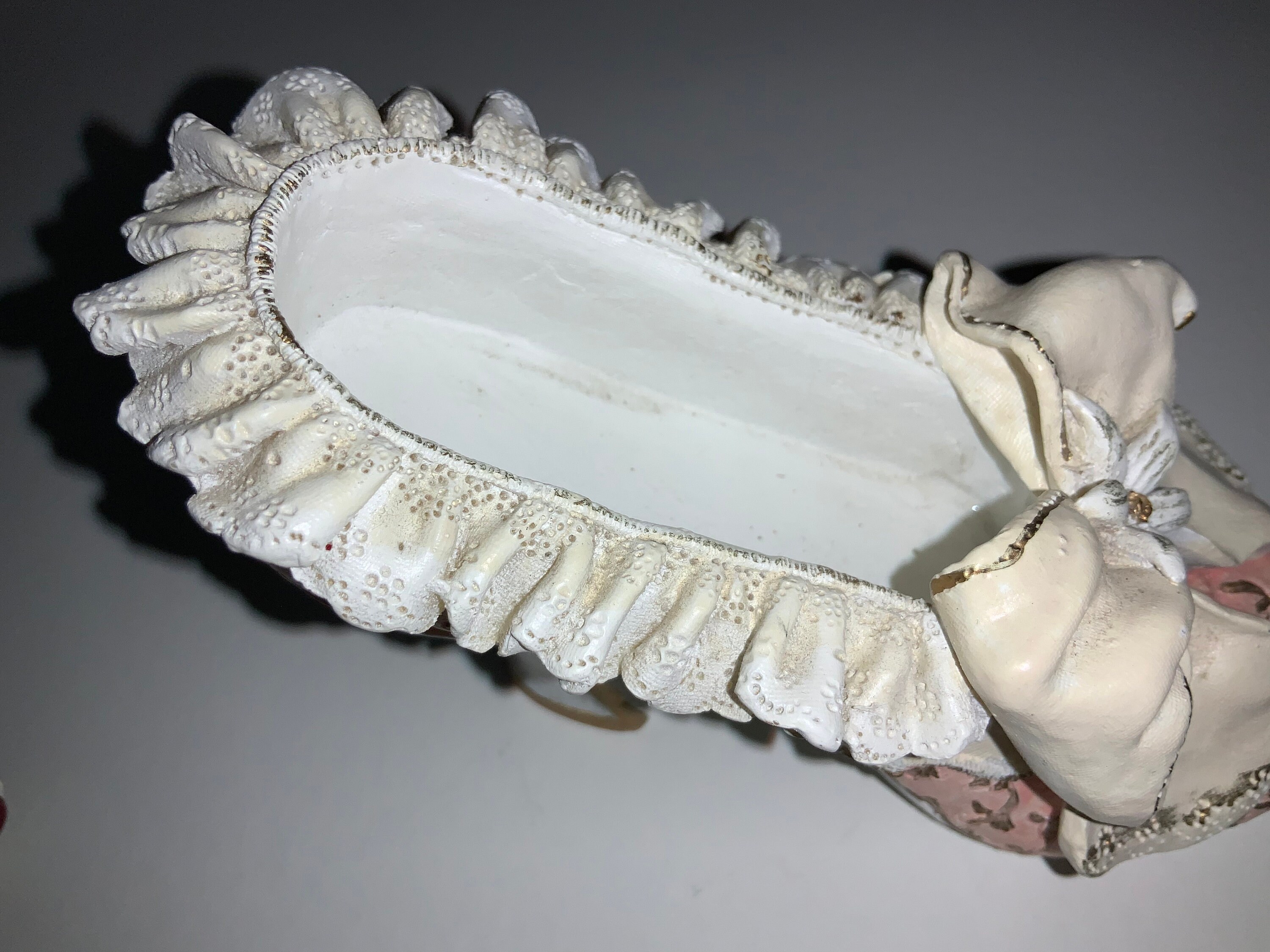 Collection of Decorative Ceramic Porcelain Hand Painted Miniature Shoe ...