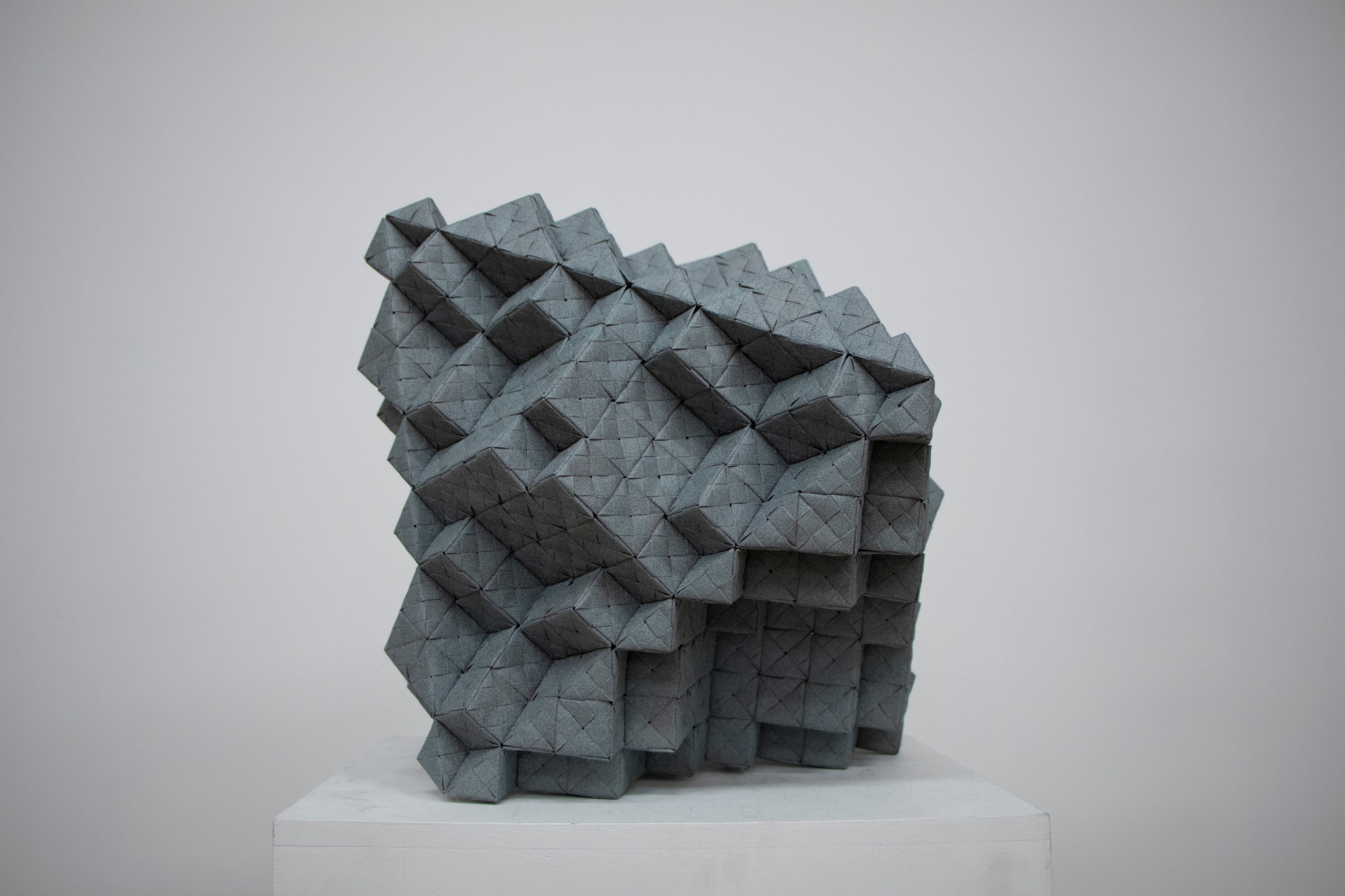 Origami Stone Pyramid Paper Art Sculpture 2000 Sheets - Etsy