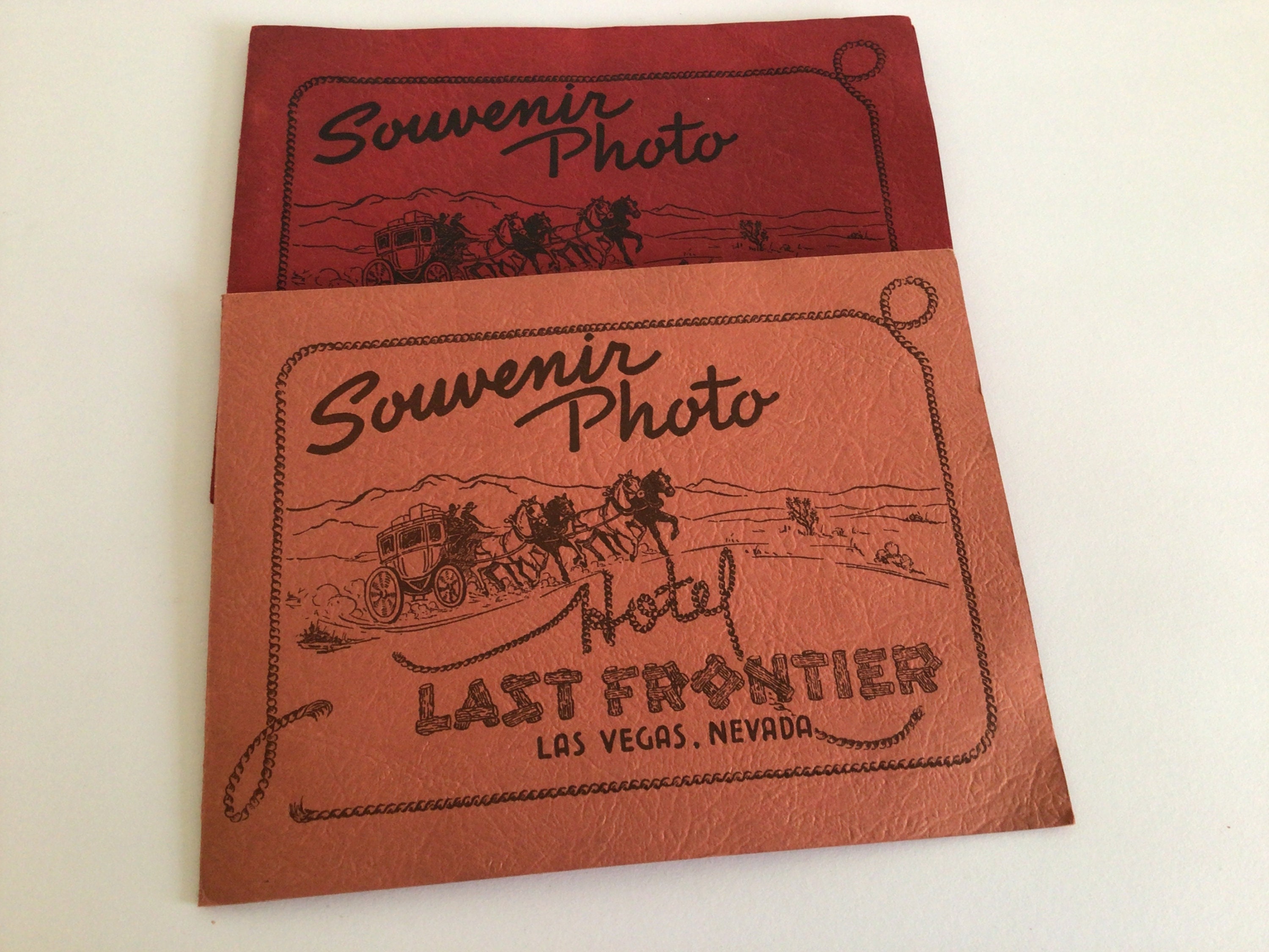 1940s Las Vegas Souvenir Photo Folders: Hotel Last Frontier, Vintage ...