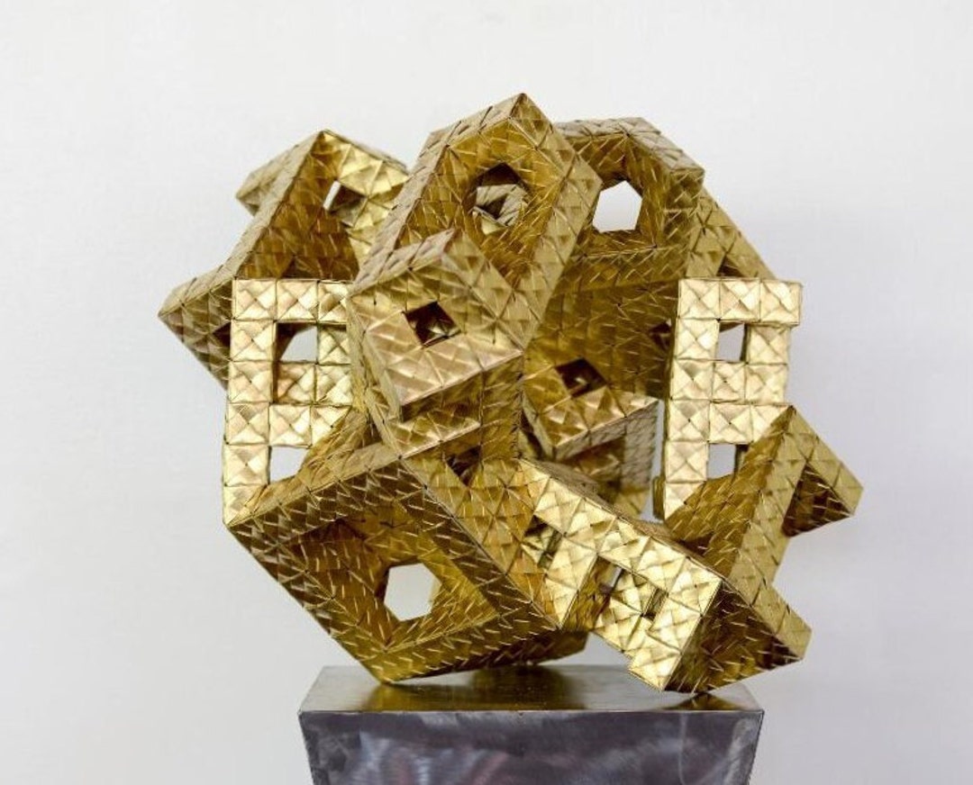 Monumental Origami Self Taught Modern Art Sculpture Innovative Creative ...