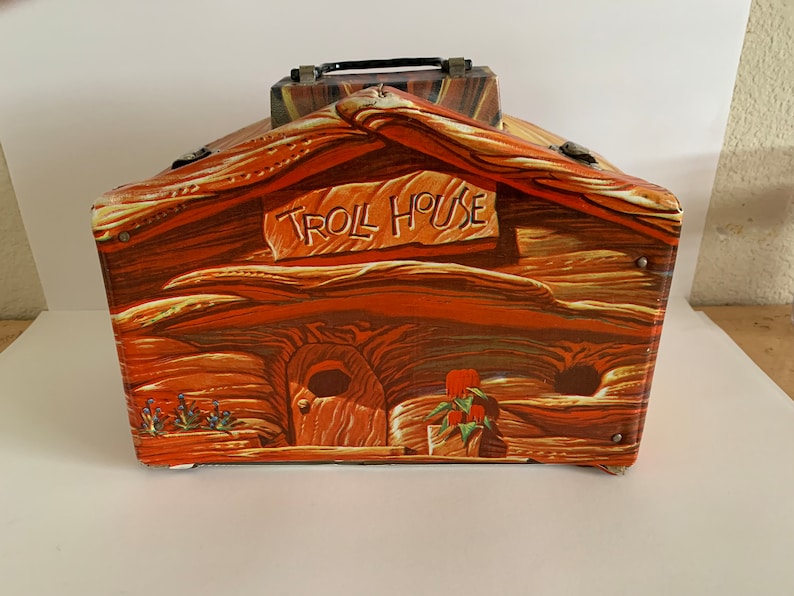 C64 Trolls Vintage Dam Troll Family in Wooden House: Scandinavian Dolls ...