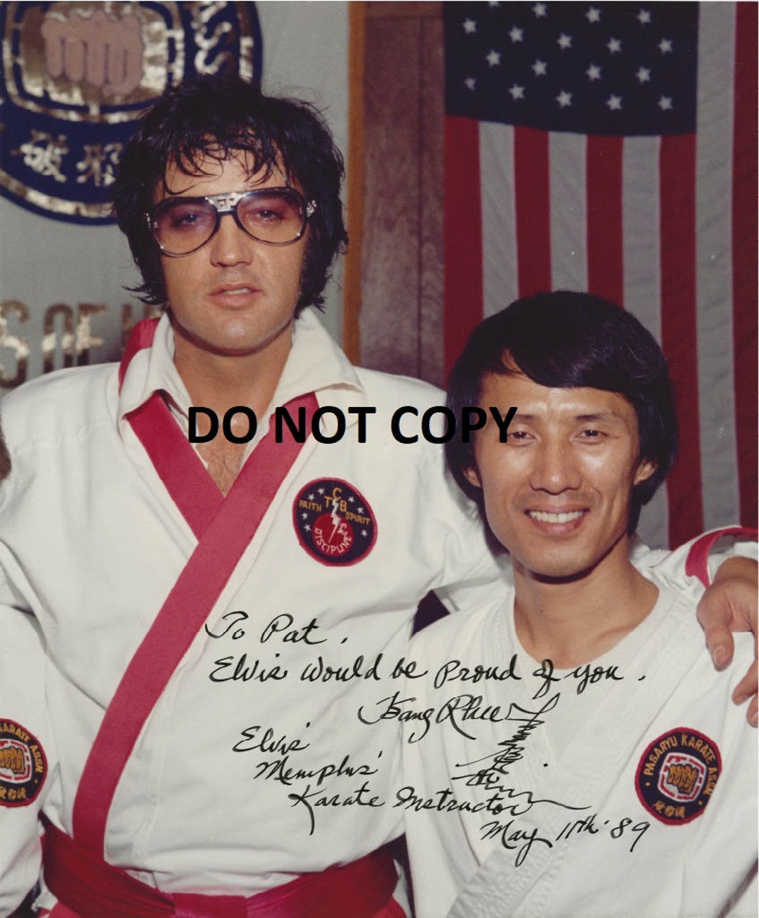 Elvis Karate Photograph Kang Rhee Friend Teacher Autographed - PDF ...
