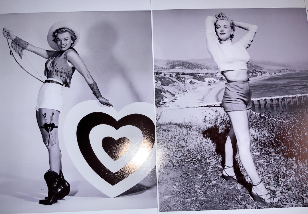 Rare Valentine Marilyn Monroe Cowgirl Promotional Studio Photographs of ...