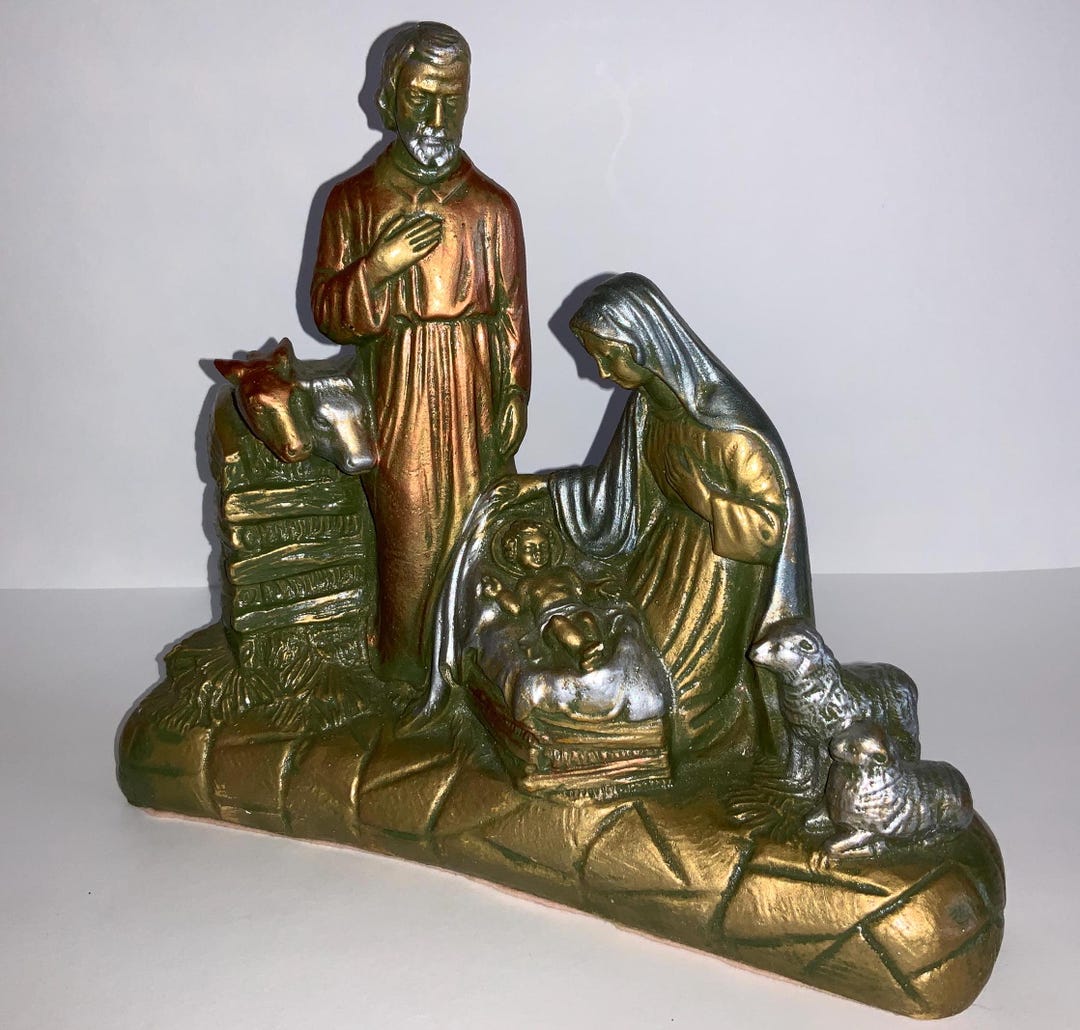 Tiara Creations Anne Baker Handmade Nativity Religious Birth of Jesus ...