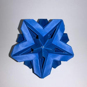 Decorative Origami Polyhedral Sphere Paper Engineering Sculpture ...