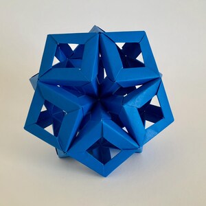 Paper Rainbow Sphere Handmade Polyhedron Bright Colors Vibrant Artwork ...