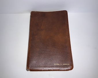 Red Leather Holy Bible Bibles New Papal Edition Gilded Heavily ...