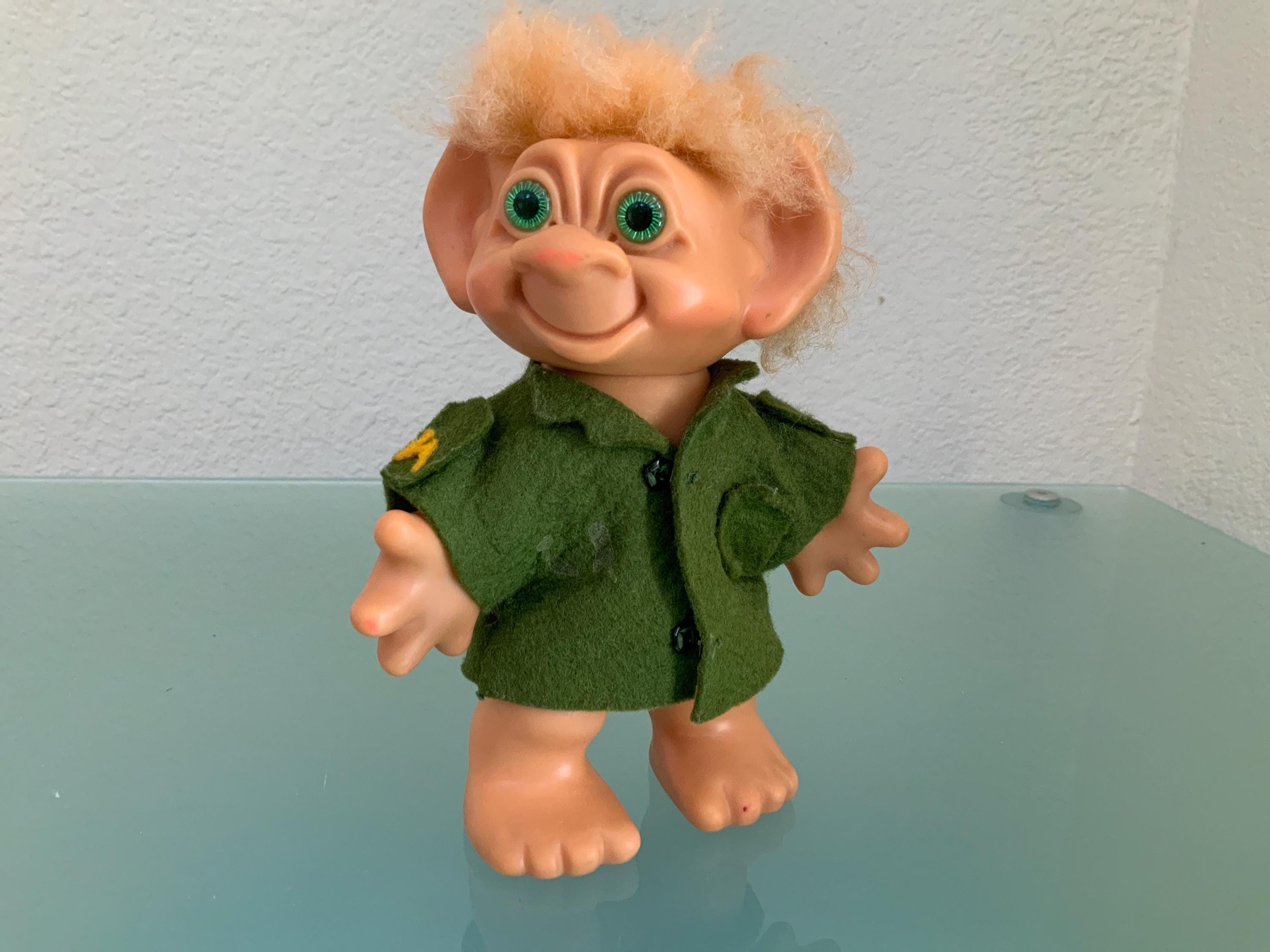 C64 Trolls Vintage Dam Troll Family in Wooden House: Scandinavian Dolls ...