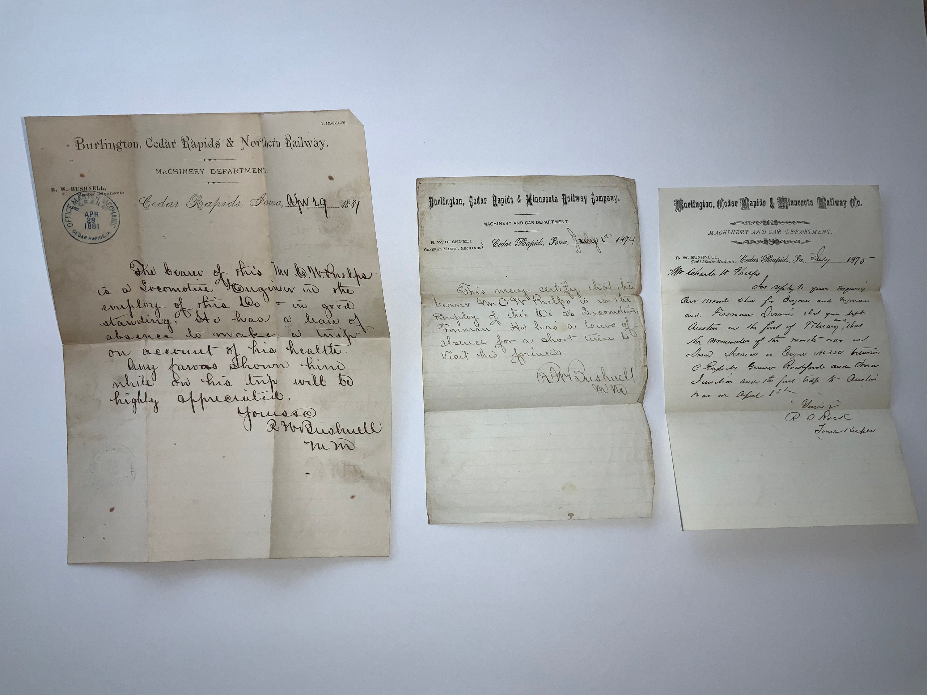 1870s 1880s Train Locomotive RR Railroad Pass Ephemera Huge Lot of ...