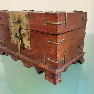 Antique Calligraphy Hand Written Cantonese Oriental Asian Storage Box ...