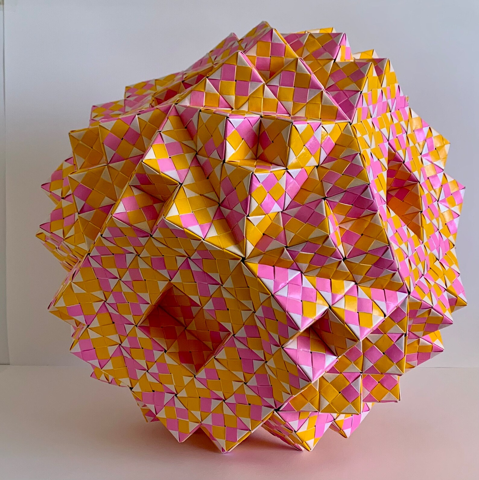 12,000 Fold Origami Snub Cube Sphere Geometric Polyhedron NO ADHESIVE ...