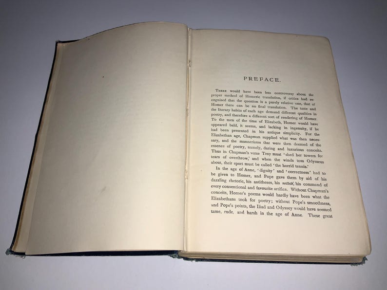 The Odyssey by Homer English Prose Antique Hardcover Book Epic Poem ...
